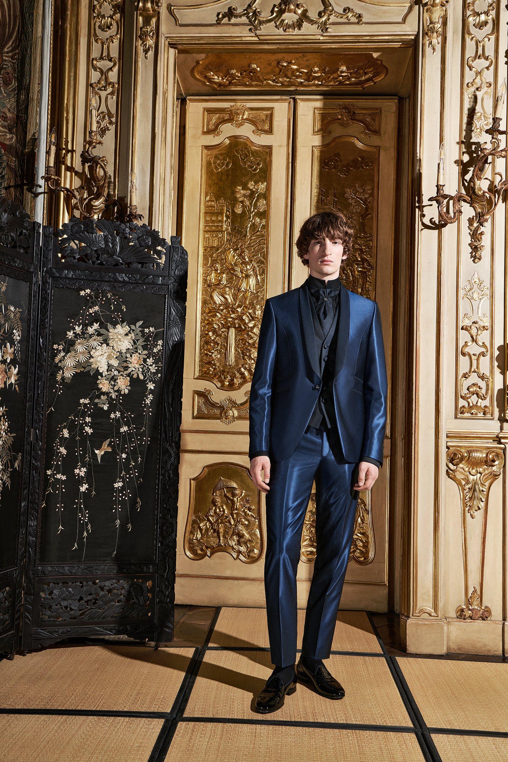 Trajes de novio azules - bodas.com.mx