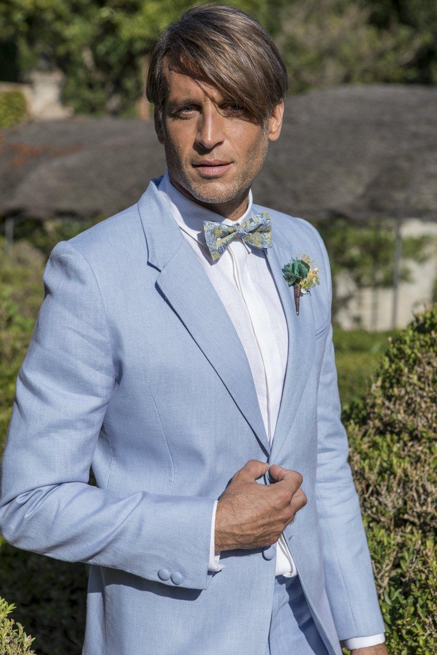 35 trajes de novio azules - bodas.com.mx