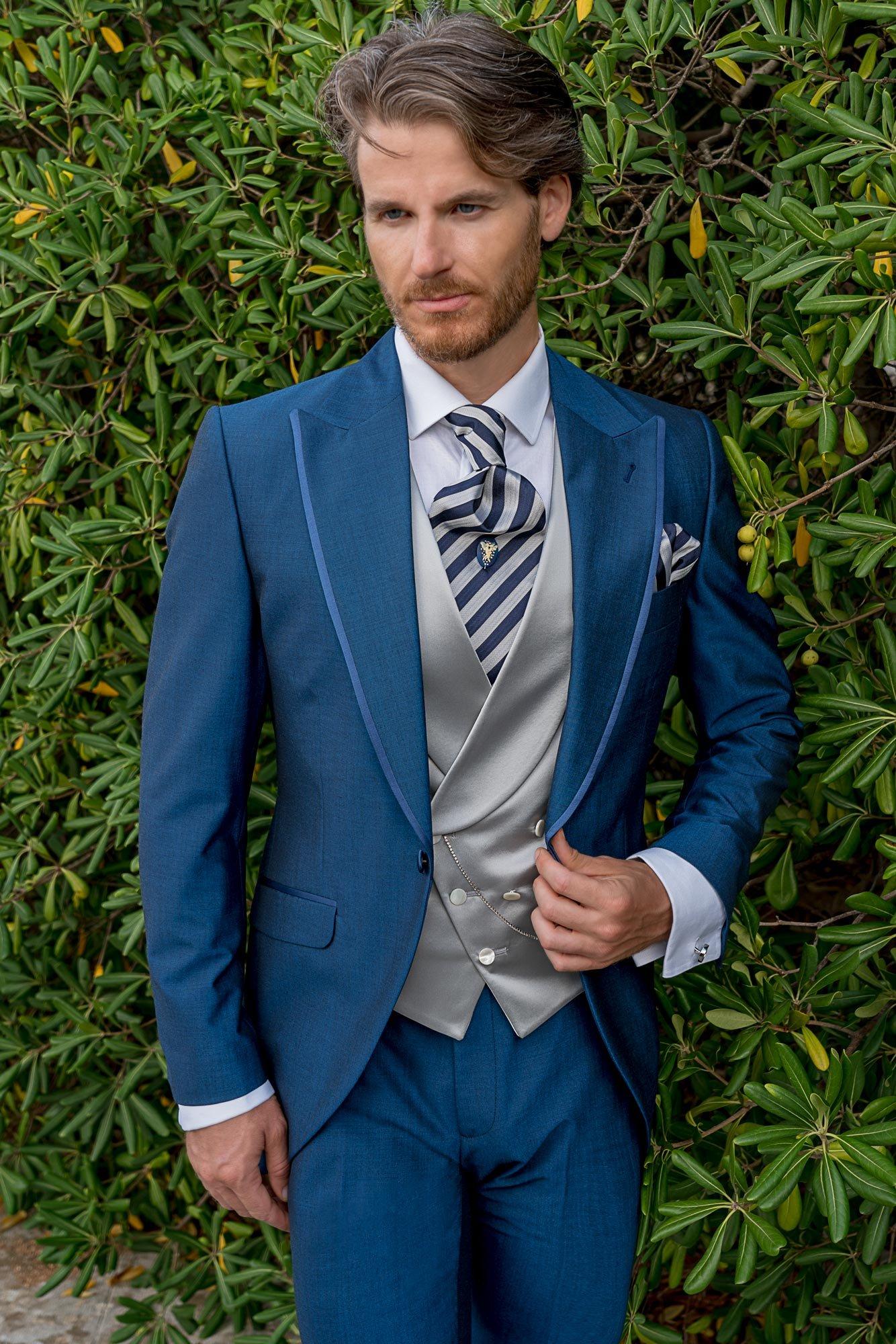 35 trajes de novio azules - bodas.com.mx