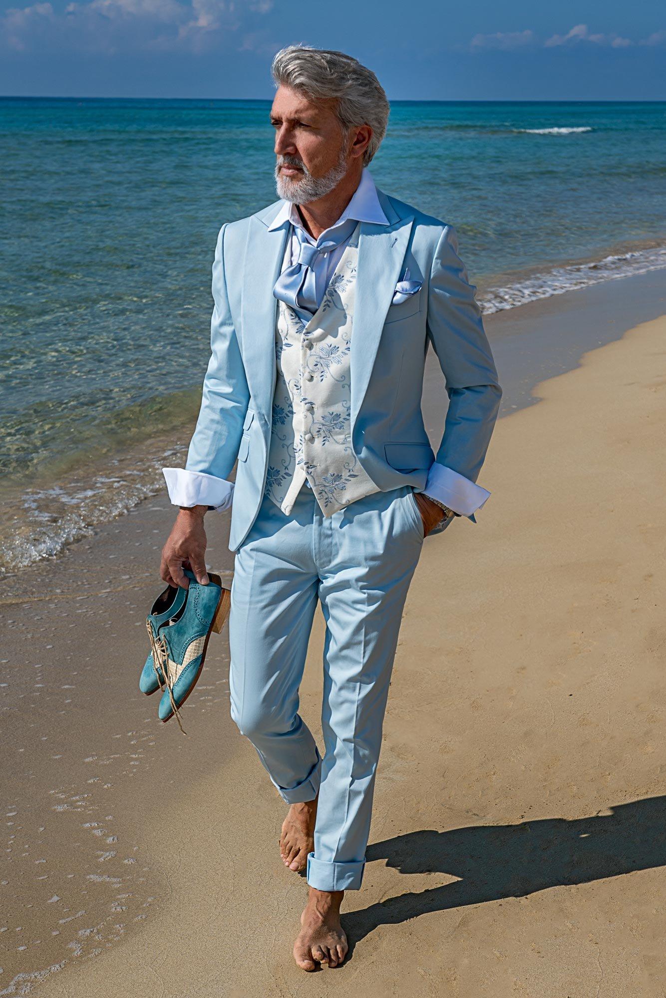 35 trajes de novio azules - bodas.com.mx