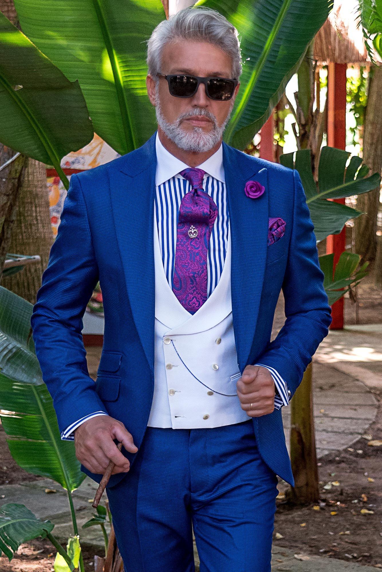 35 trajes de novio azules - bodas.com.mx