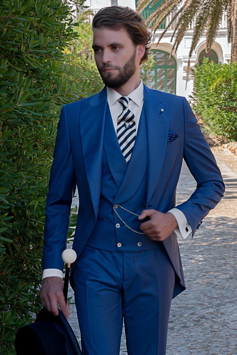 35 trajes de novio azules - bodas.com.mx