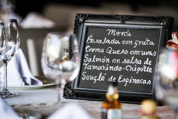 Un menú de boda perfecto - bodas.com.mx
