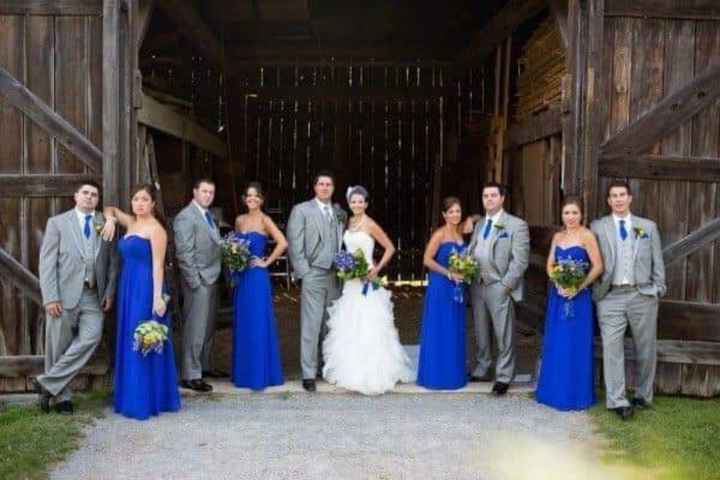 Tema De La Boda Azul Real